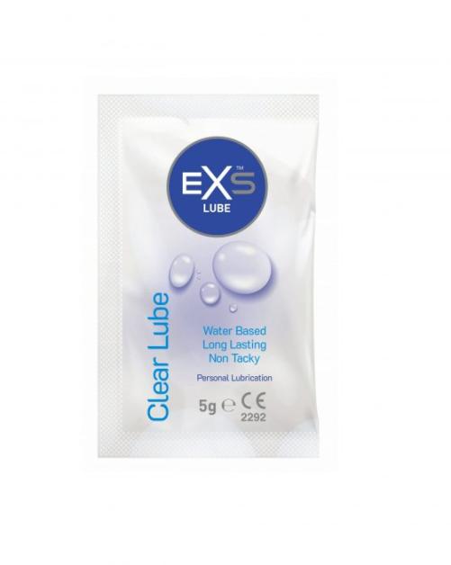 EXS Clear Lube 5 ml - Secretly.dk