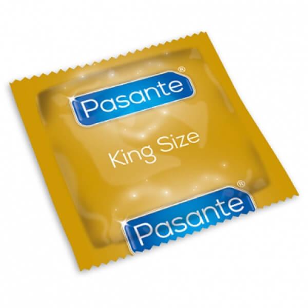 PASANTE King Size Kondomer 10 styk → Køb hos Secretly.dk